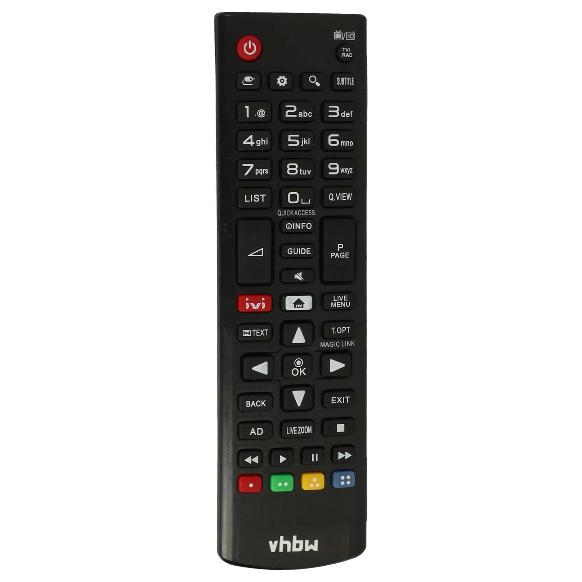 Vhbw Télécommande remplacement pour LG AKB75095312 pour télévision,TV ...