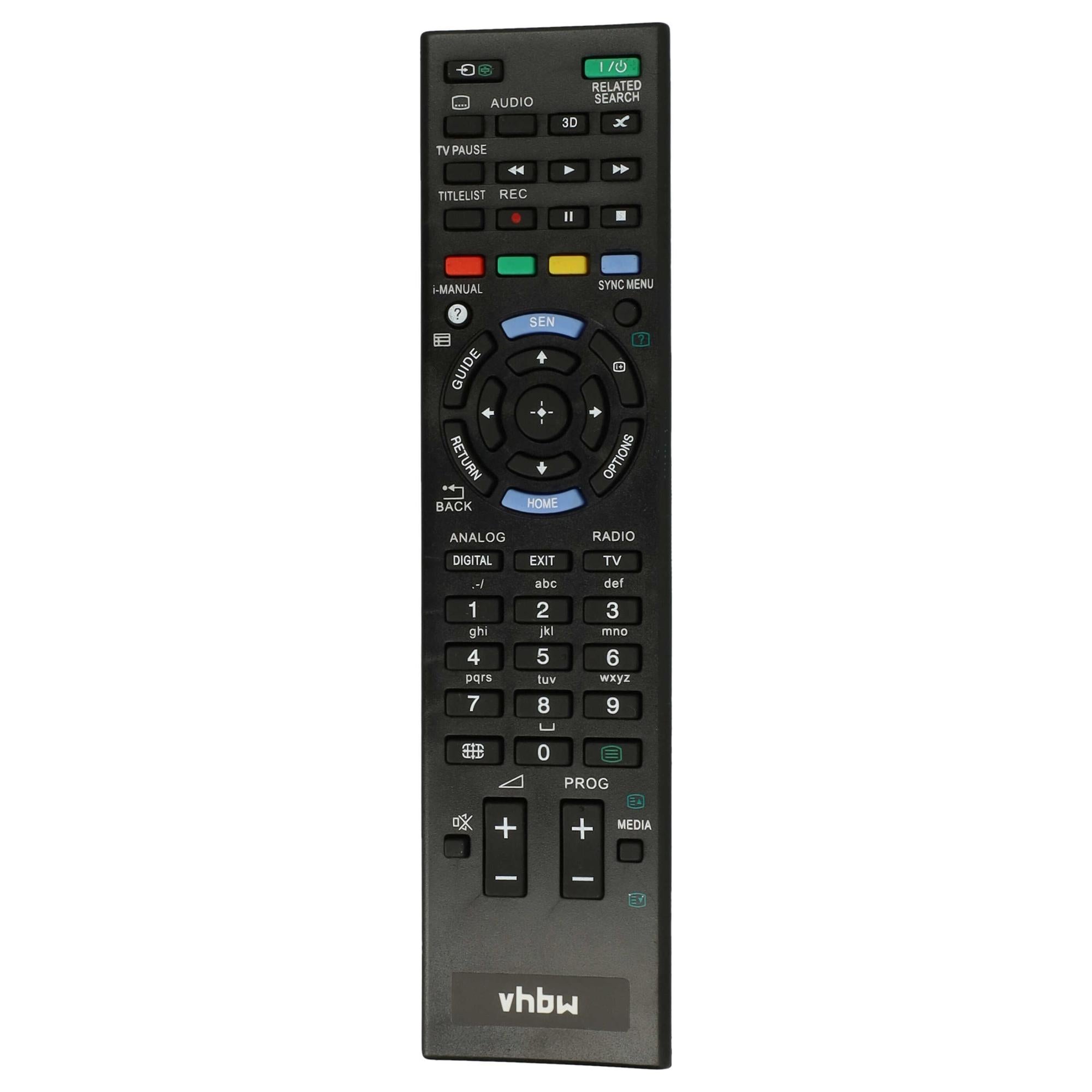Vhbw Télécommande compatible avec Sony KD-55X9005A, KDL-40W905A, KDL ...