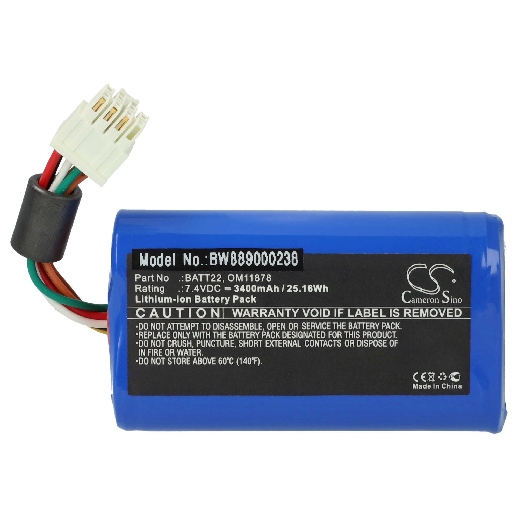 Vhbw Batterie remplacement pour Welch-Allyn BATT22, OM11878, TM78370 ...