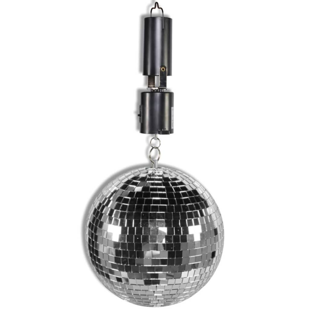 Party Fun Lights Sfera Rotante a Specchio con Punti Luce Set 2 pz ...