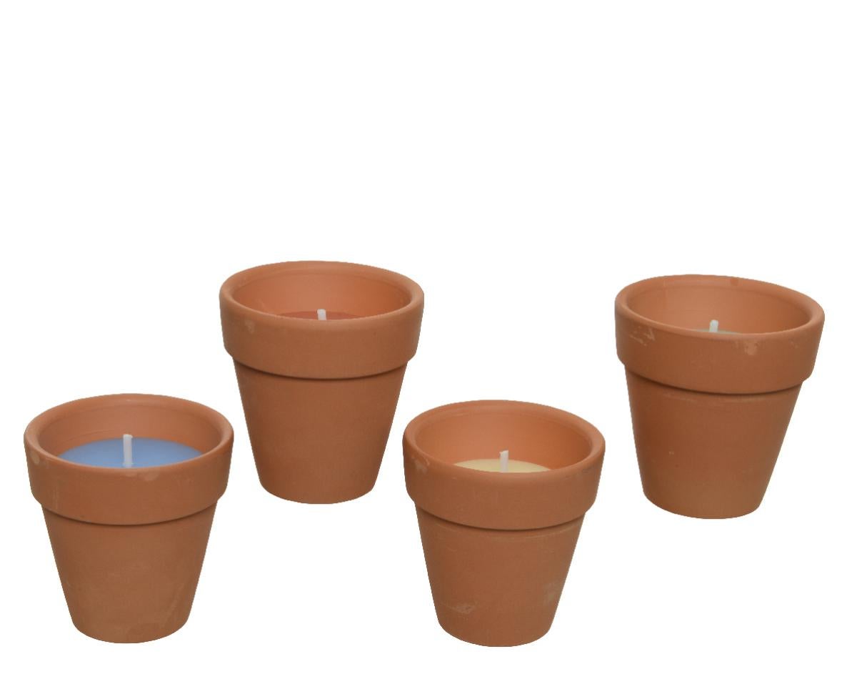 Candela alla citronella con vaso in cemento da esterno | Leroy Merlin