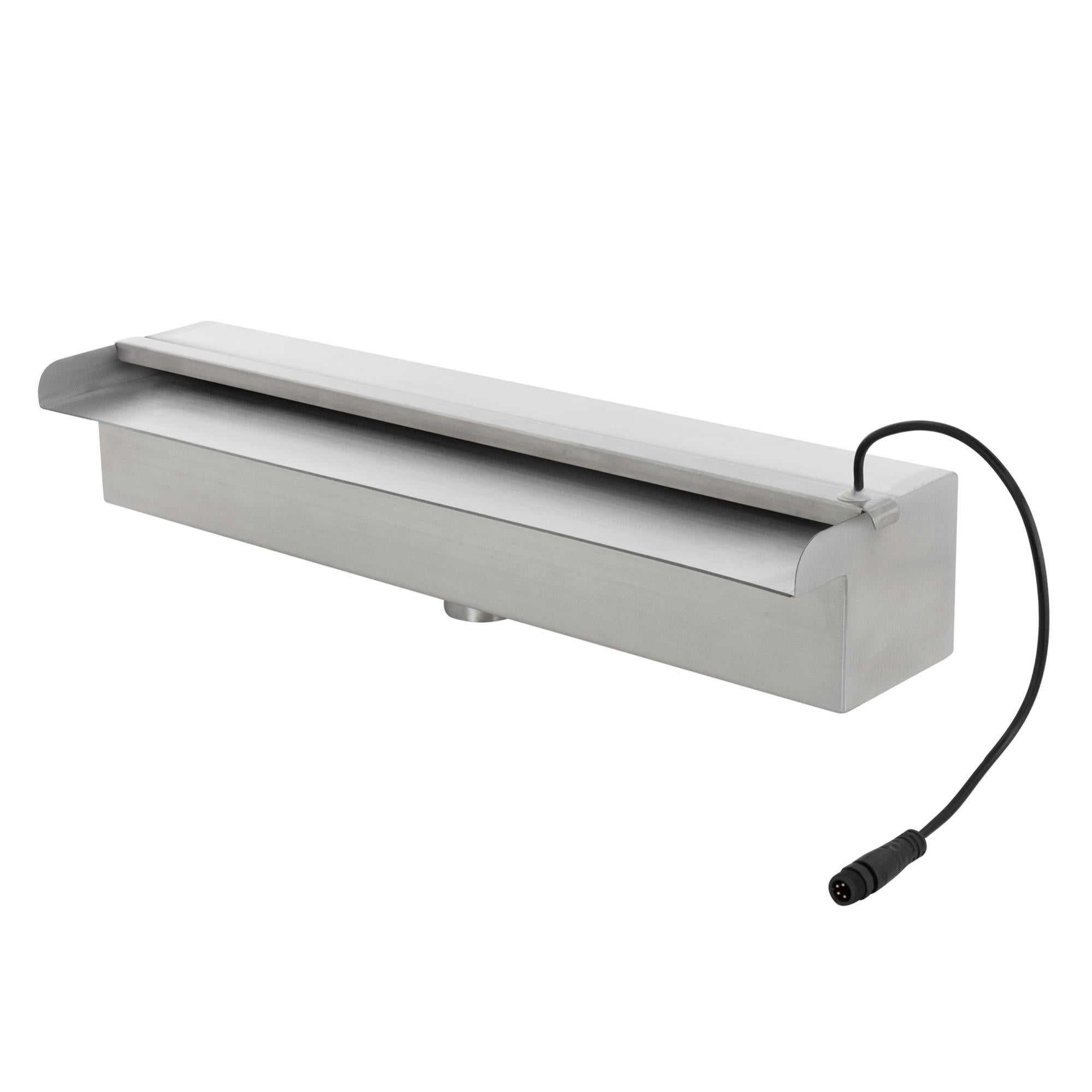 Lame d'eau pour piscine bassin avec LED RGB cascade douche à jet de ...