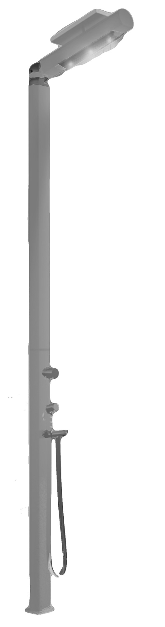 Doccia da Giardino Miscelatore e Doccetta Mobile con LED Arkema Quick ...