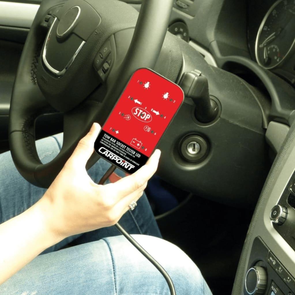 Carpoint Tester Presa per Gancio di Traino LED 12 V Nero | Leroy Merlin