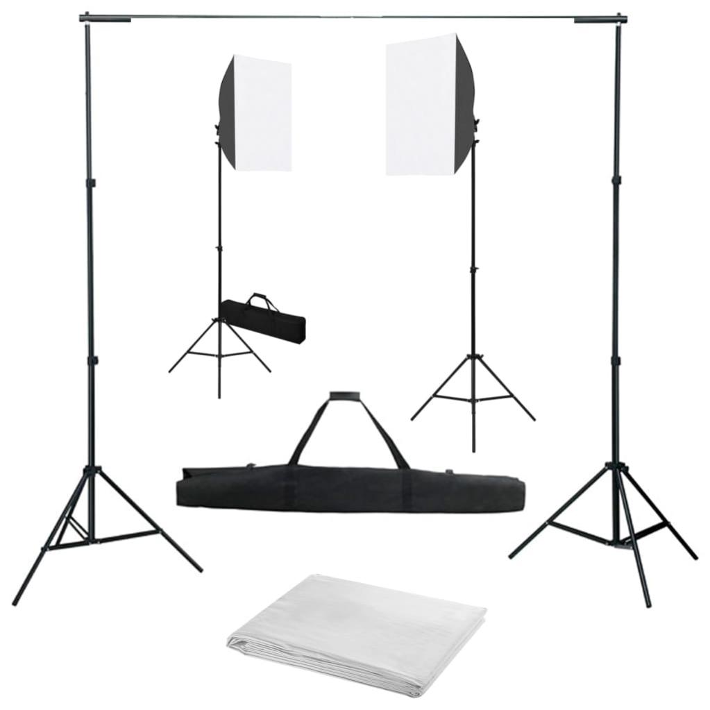 Maison Exclusive - Kit per Studio Fotografico con Luci Softbox e ...
