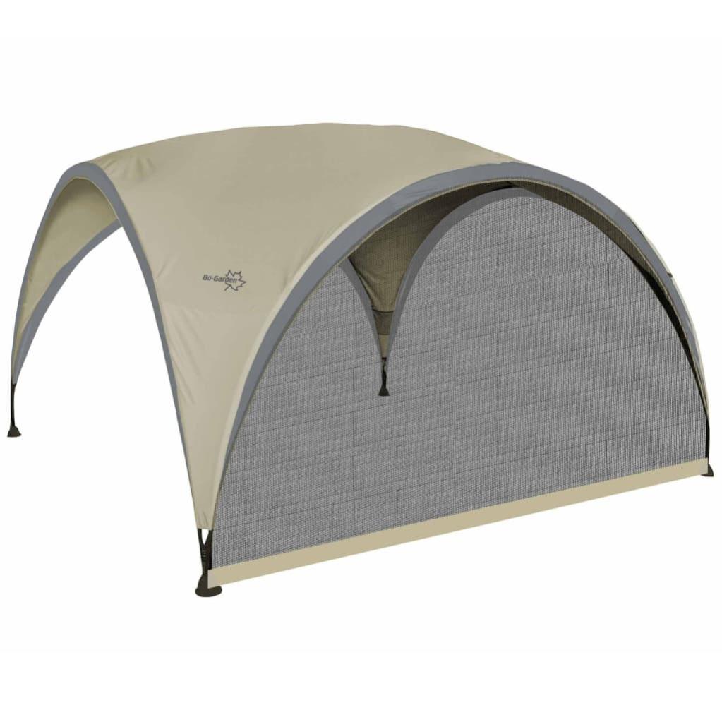 Paroi latérale pour abri de réception et moustiquaire S beige Bo-Camp ...