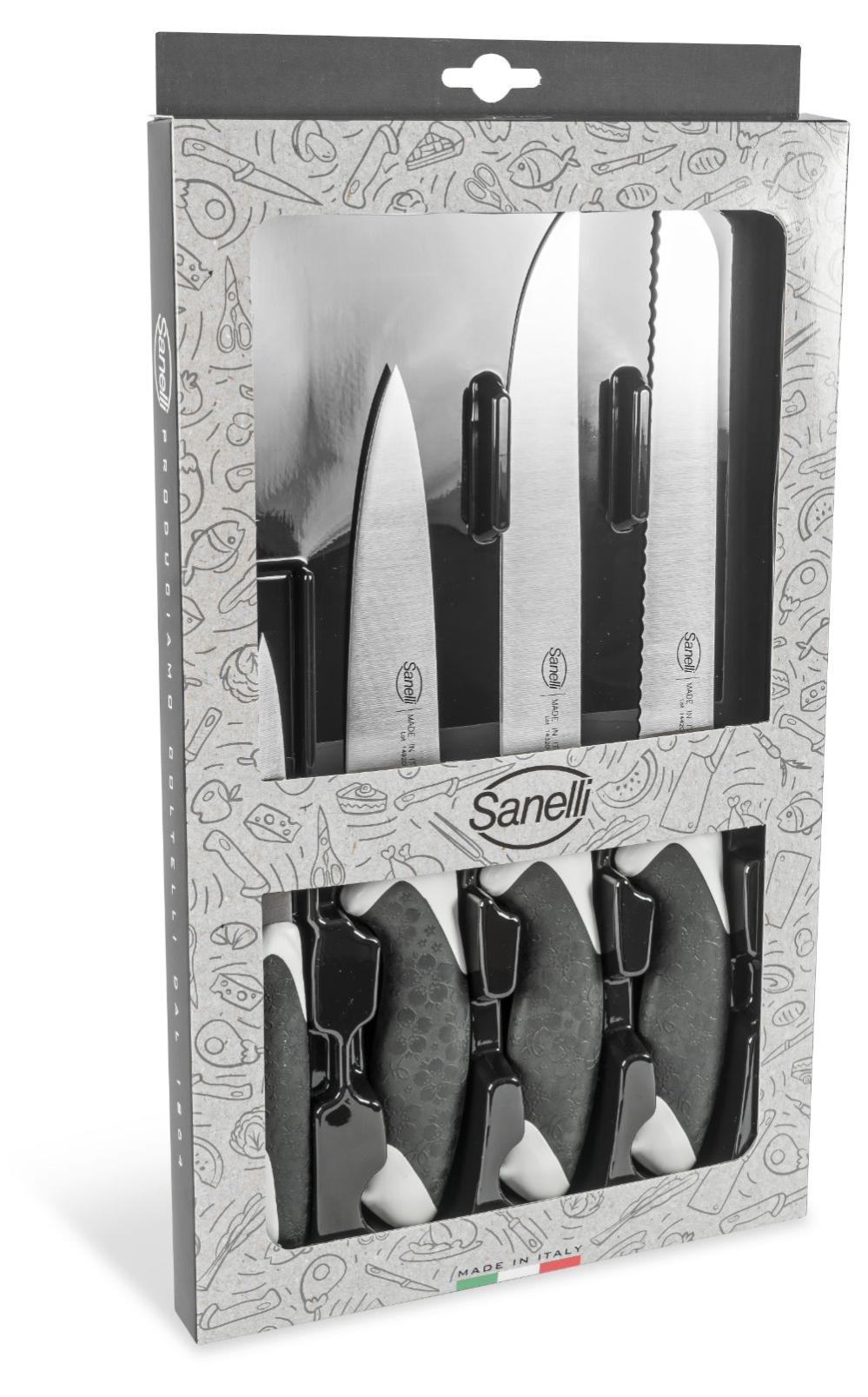 Set Coltelli da Cucina 4 Pezzi Manico Antiscivolo Sanelli Sakura ...