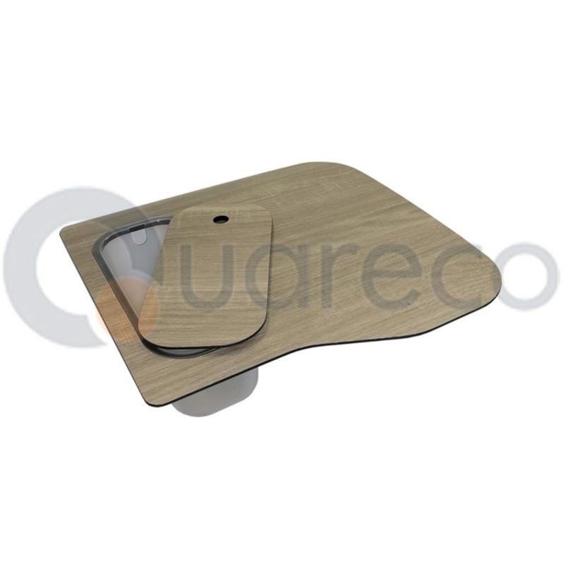 Tagliere Elleci Element Fox 360 con Vaschetta in materiale HPL Quercia ...