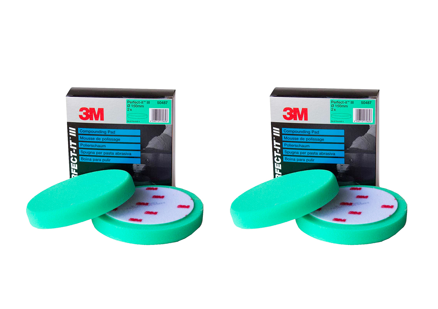 3M 50487 TAMPONE IN SPUGNA PIATTA VERDE 150 MM PEZZI 4 | Leroy Merlin