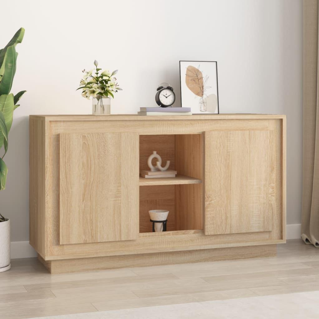 VidaXL Credenza Rovere Sonoma 102x35x60 cm in Legno Multistrato | Leroy ...