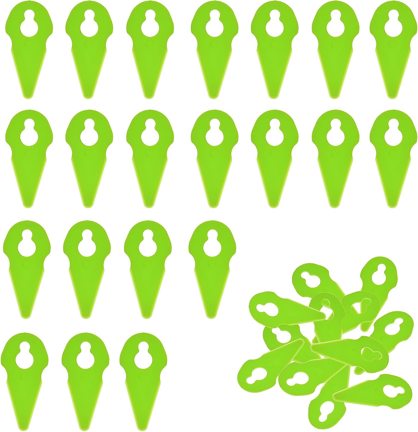 Paquete de 50 cuchillas para cortacésped compatibles con Gtech ST01 ...