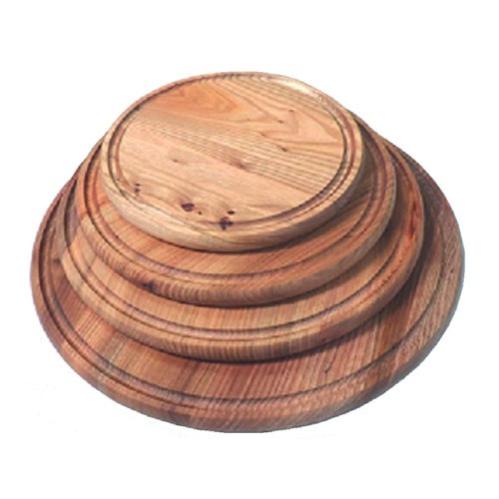 Panetta tagliere rotondo cm 30 in legno di olmo con scanalatura legno ...