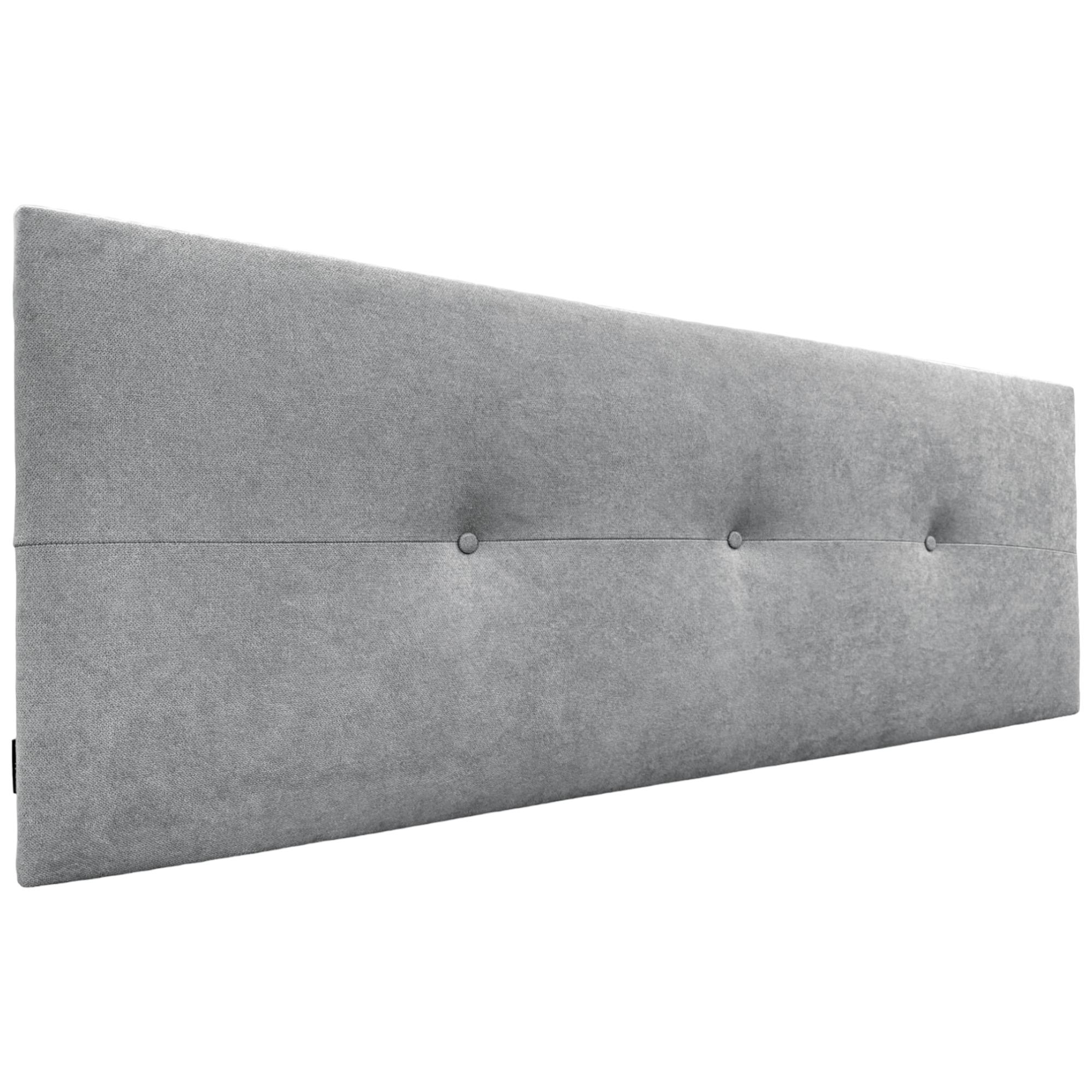 DHOME Cabecero de Tela Aqualine con Botones 150x50cm Camas 150 - Gris ...