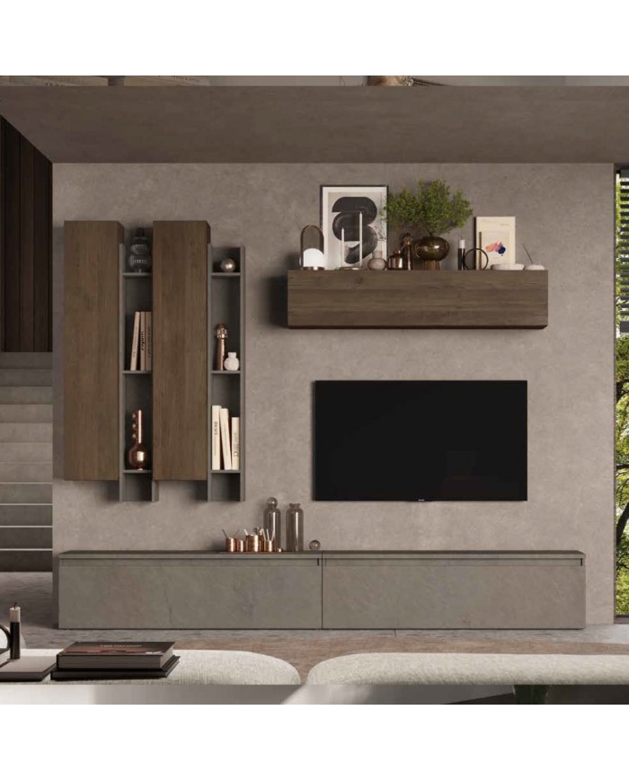 Stilprojectstore - Parete attrezzata soggiorno comp _ 4 - Colore ...