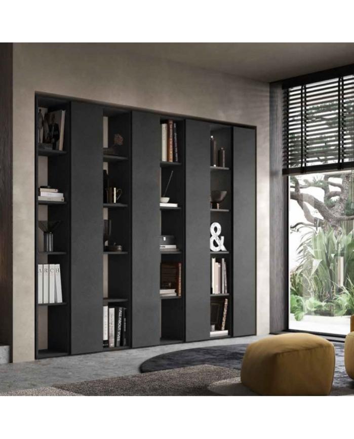 Stilprojectstore - Parete attrezzata soggiorno comp _ 11, color lava ...