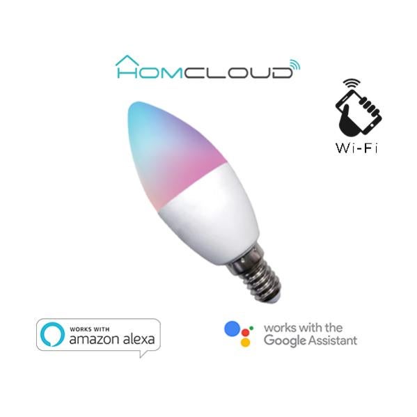 Lampadina led wi-fi RGB e Luce Bianca e14 dimmerabile | Leroy Merlin