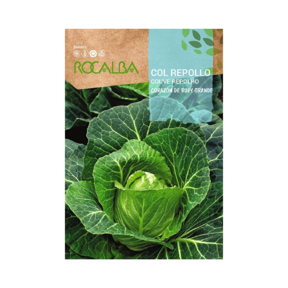 ROCALBA SEMILLA COL REPOLLO CORAZON DE BUEY GRAN 100g | Leroy Merlin