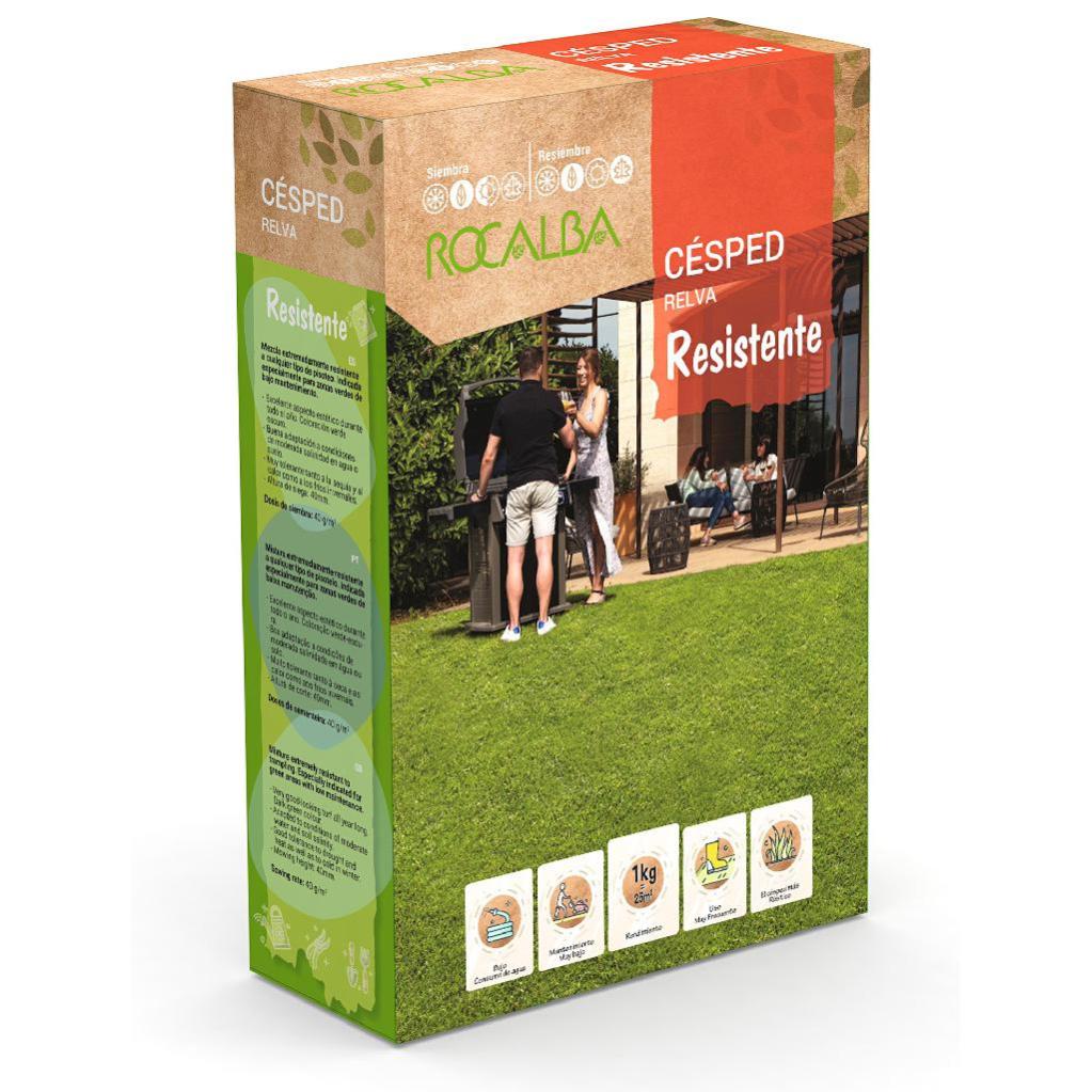 ROCALBA SEMILLA CÉSPED RESISTENTE 1 kg | Leroy Merlin