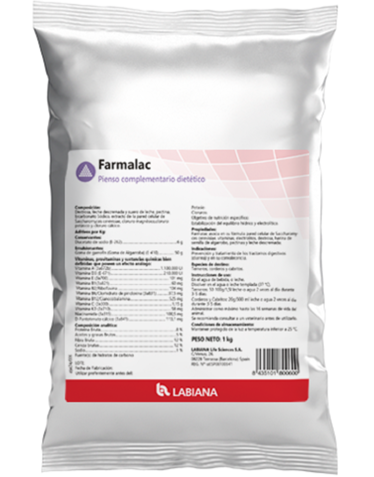 LABIANA Alimento Complementario de Lactancia FARMALAC 1 kg | Leroy Merlin