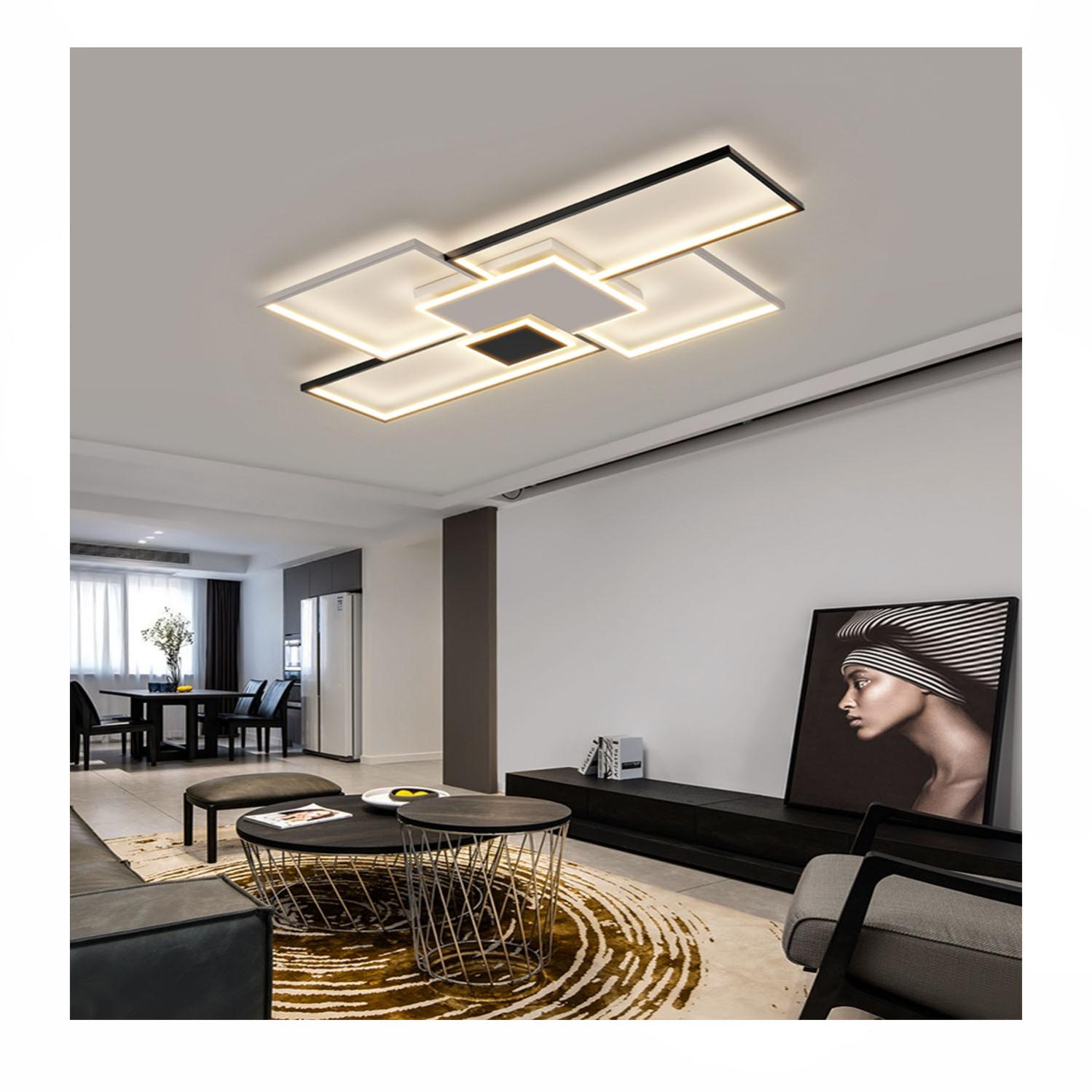 Lampadario Plafoniera a Led con luci incorporato a led Si può cambiare ...