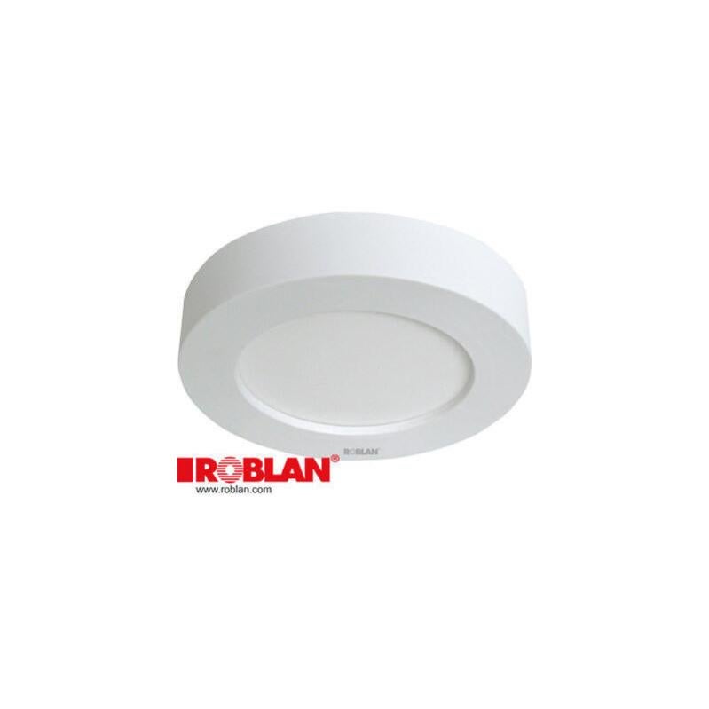 Roblan MOONR2534BB Downlight Foco Superficie, 18 W, Blanco | Leroy Merlin