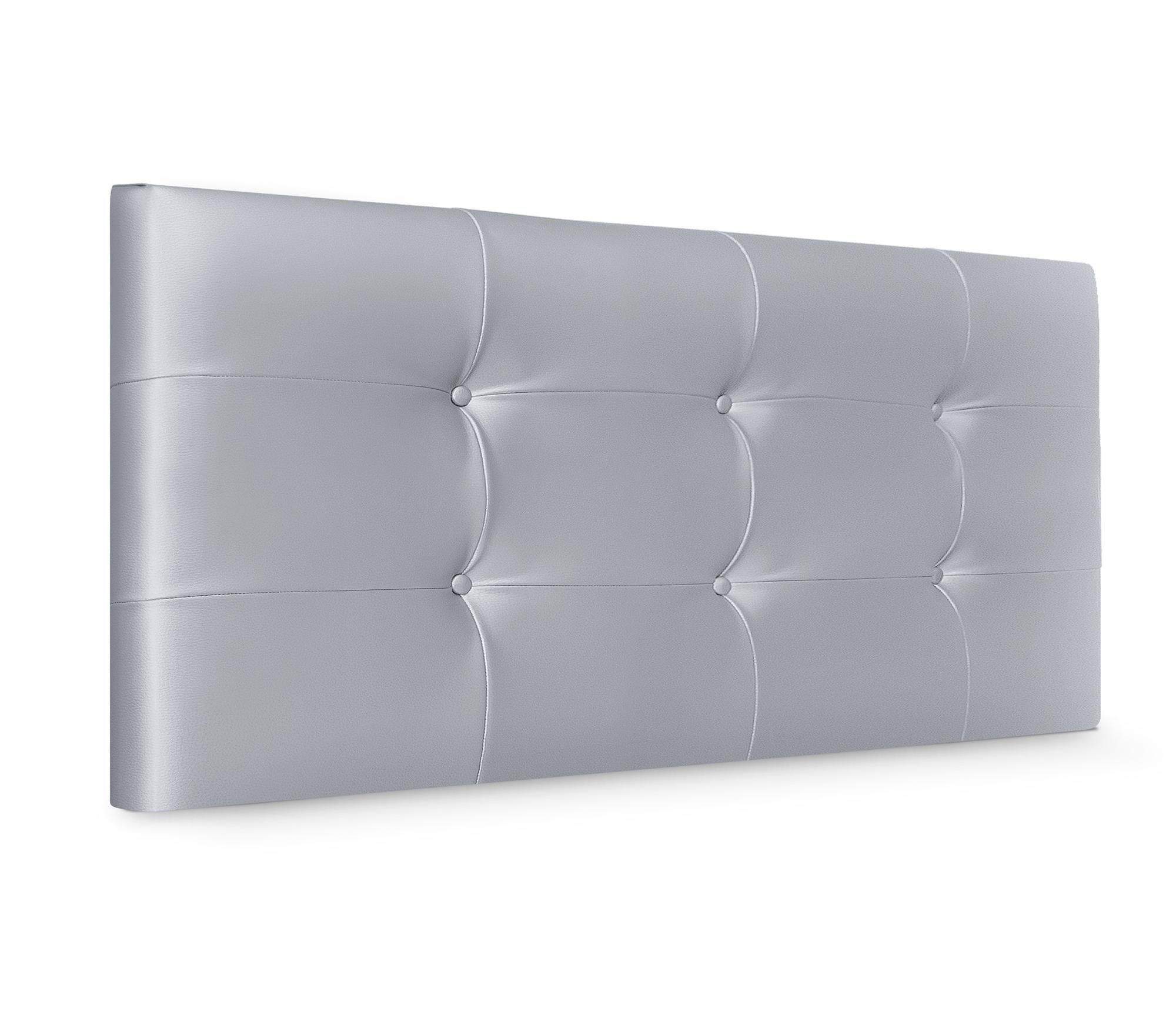 DHOME Testiera in de Similpelle Capitoné 90x60cm Letti 80/90 - Argento ...