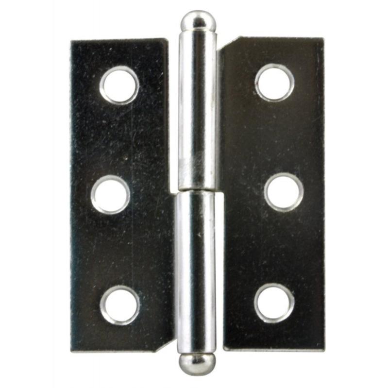 Lot de 2 Paumelles pour porte Droite 40x50mm | Leroy Merlin