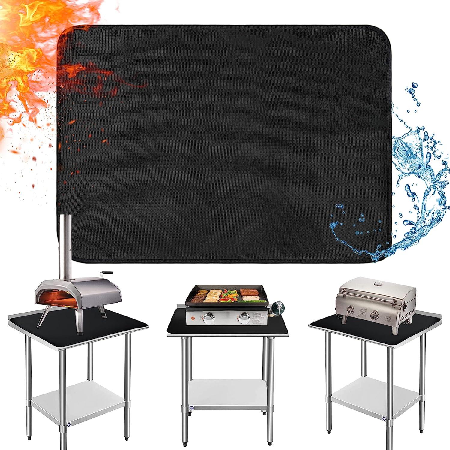 Tapis de barbecue résistant à la chaleur 24"x31" pour barbecue ...