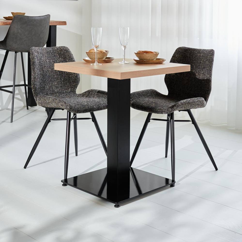 Table de bistrot Robin carrée chêne rustique 60x60 cm | Leroy Merlin
