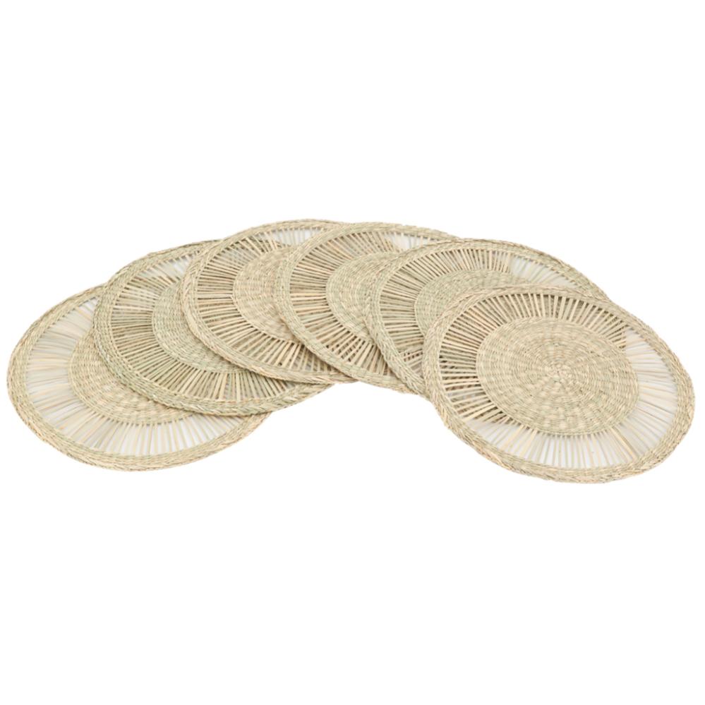 Sets de table en jonc de mer naturel ajouré Aubry Gaspard | Leroy Merlin