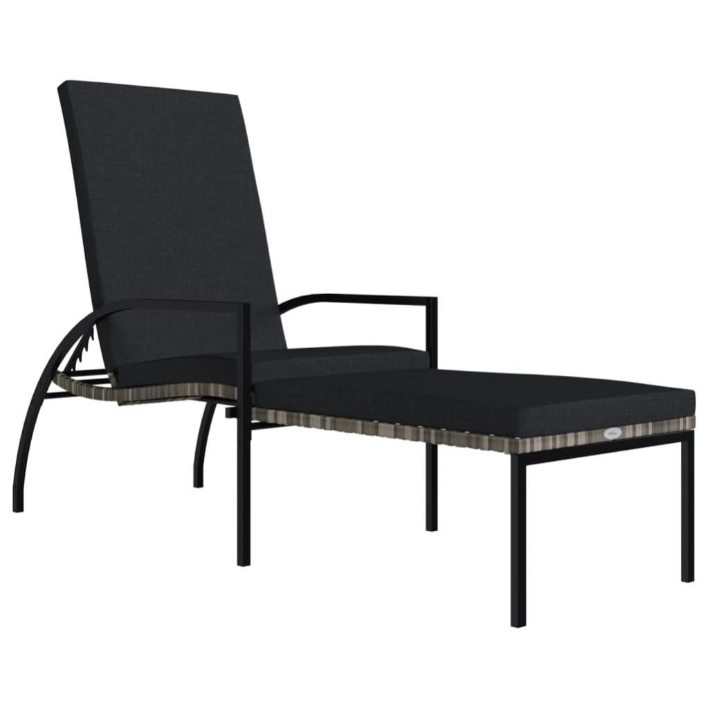 Transat chaise longue bain de soleil lit de jardin terrasse meuble d ...