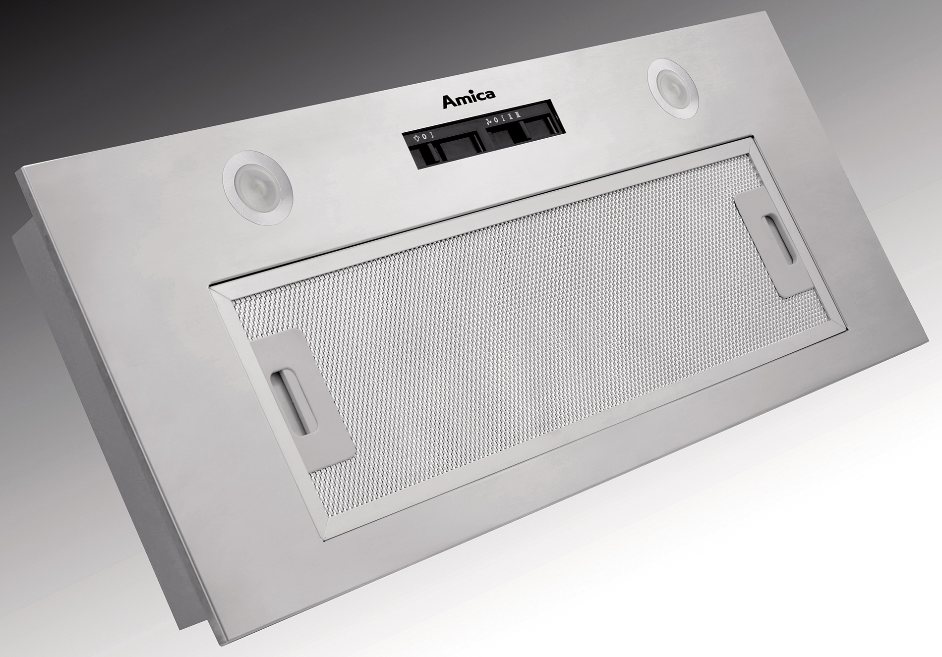 Groupe filtrant 52cm 312m3/h 62db inox - Amica AH7416 | Leroy Merlin