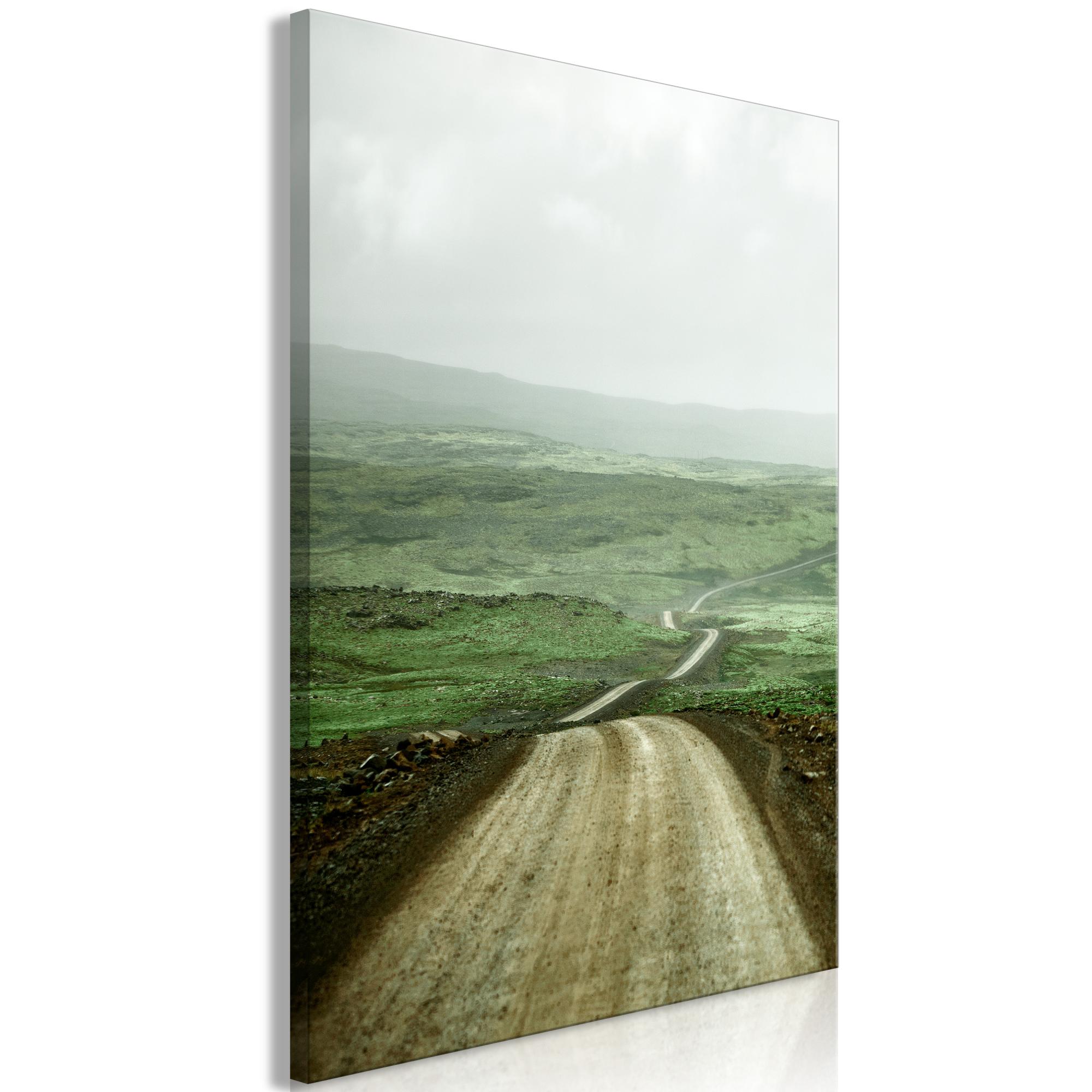 Toile - Road Across the Plains (1 Part) Vertical 20x30 | Leroy Merlin