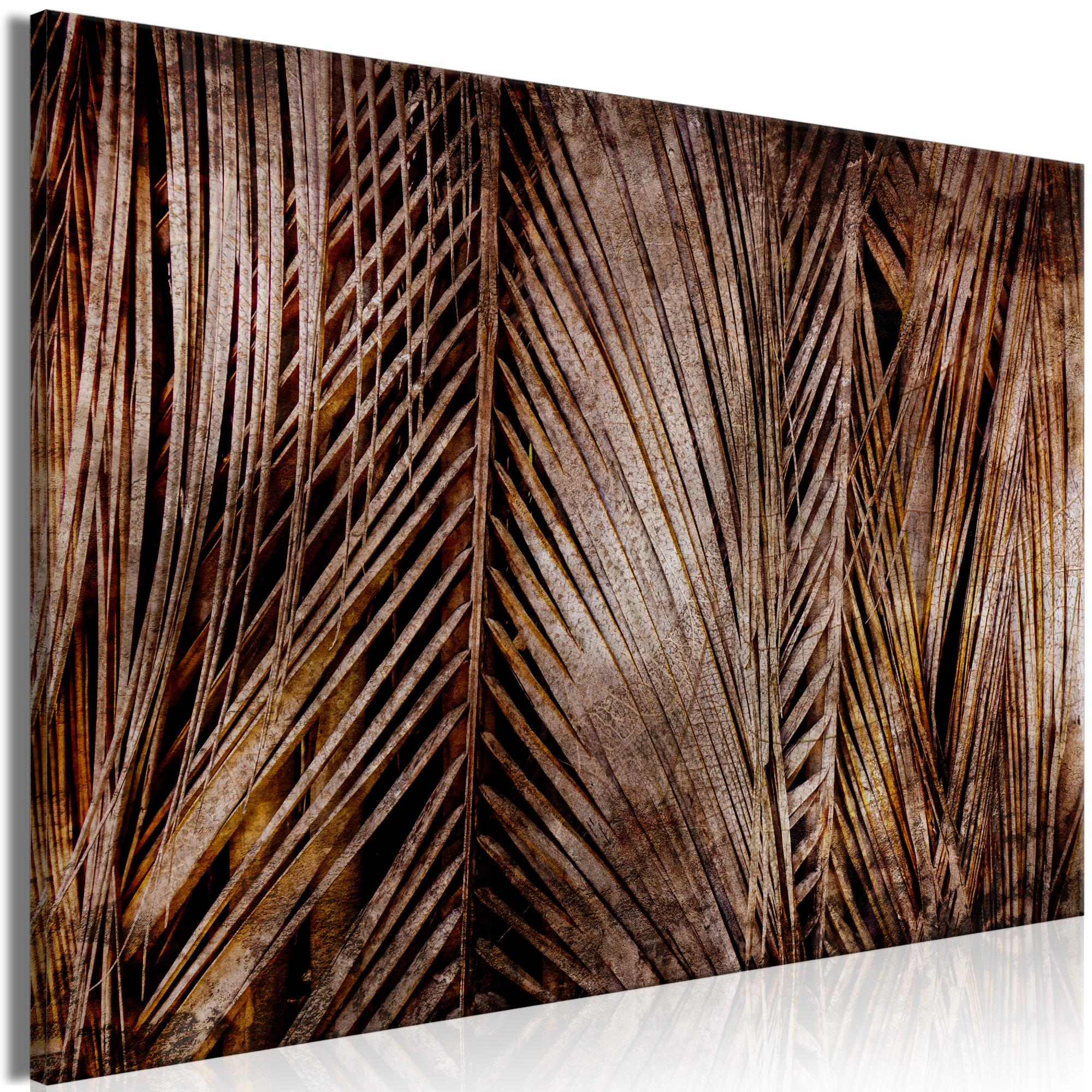 Toile - Dark Palms (1 Part) Wide 90x60 | Leroy Merlin
