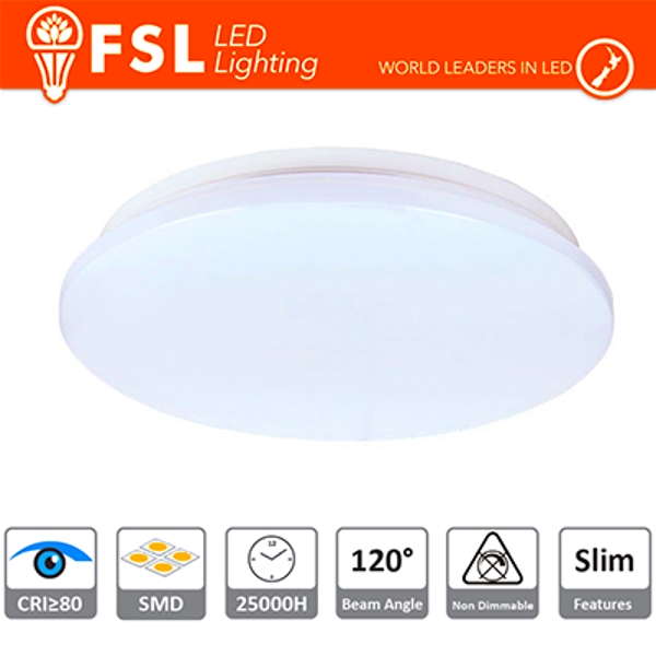 Plafoniera LED 13W 4000k 120 gradi 26x5,5cm | Leroy Merlin