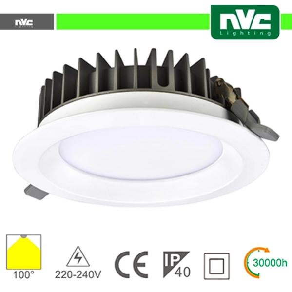 NVC NVD924620W30K Downlight led IP40 20W 3000K Luce Calda 1530lm 100 ...