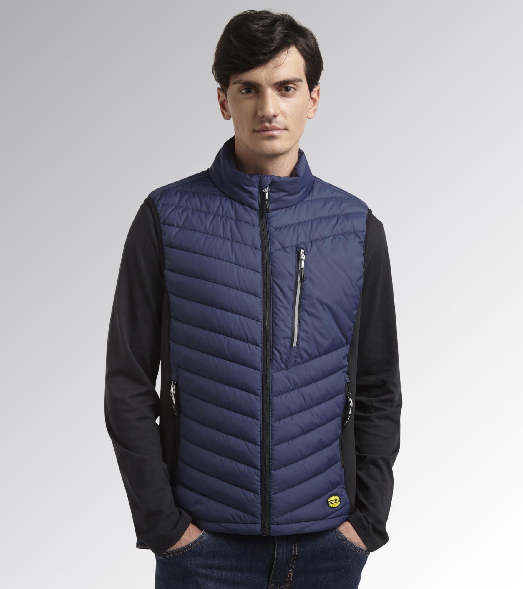 Gilet de travail sans manches PADDED OSLO - Bleu M | Leroy Merlin