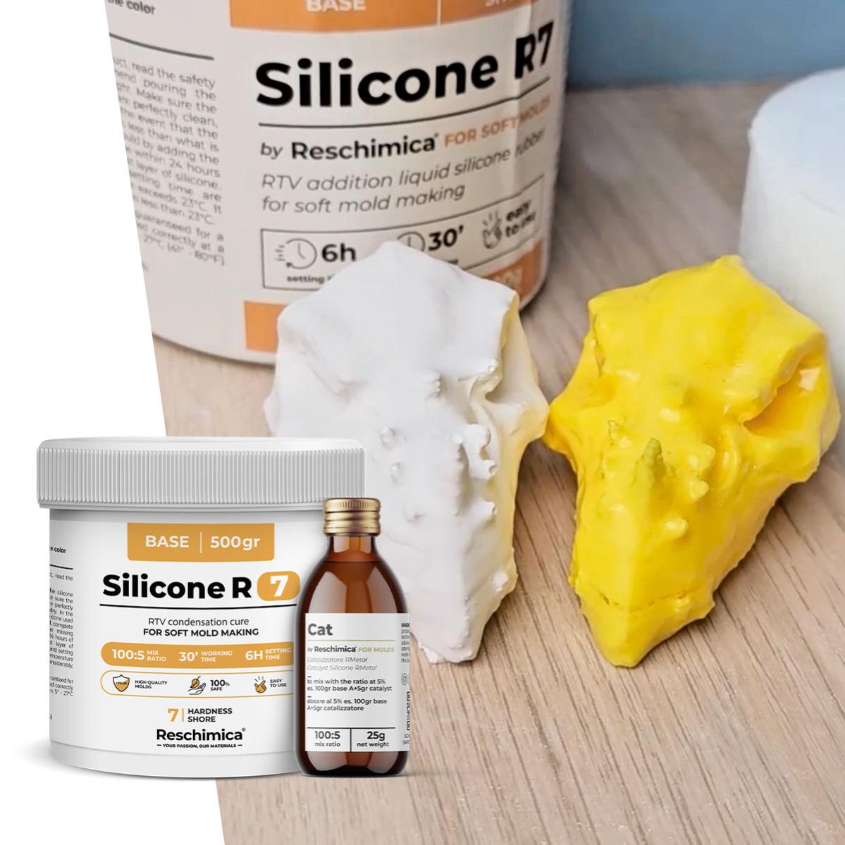 Goma de silicona R7 para moldes muy blandos, fácil de usar y compatible ...