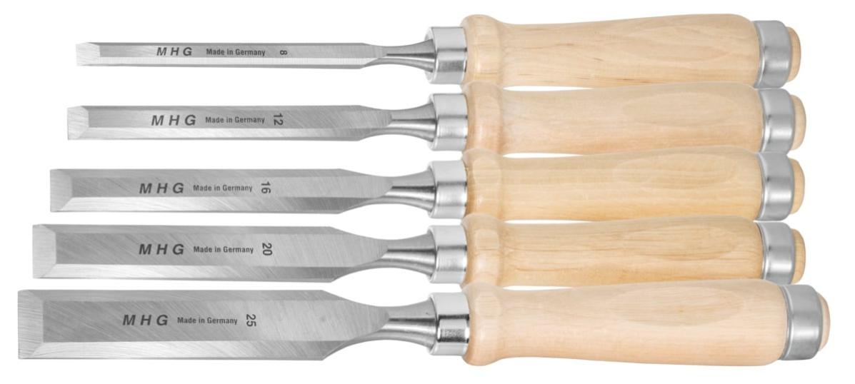MHG - Set di scalpelli per legno con manico in legno | Leroy Merlin