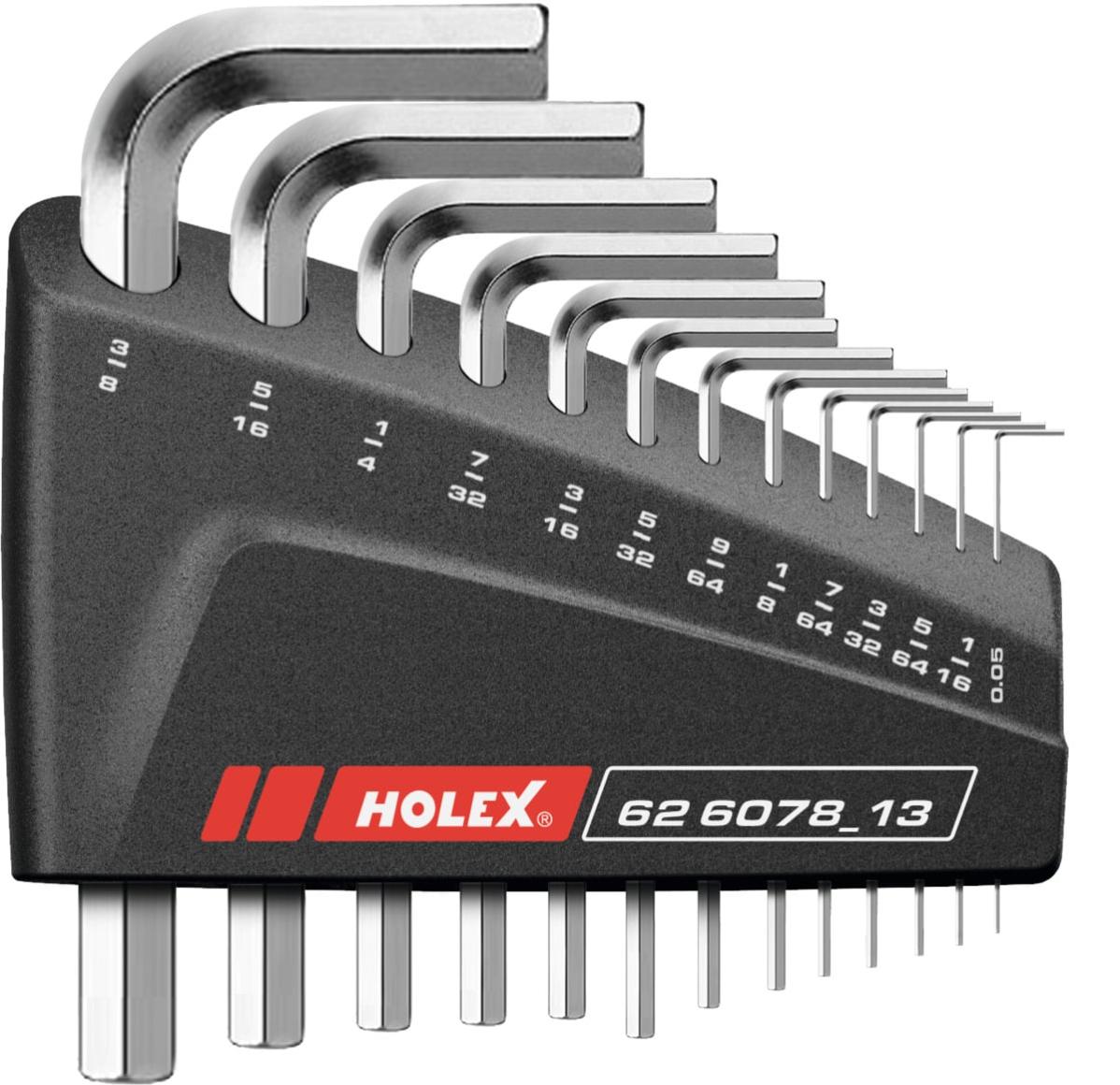 HOLEX - Set di chiavi maschio esagonali piegate nichelate | Leroy Merlin