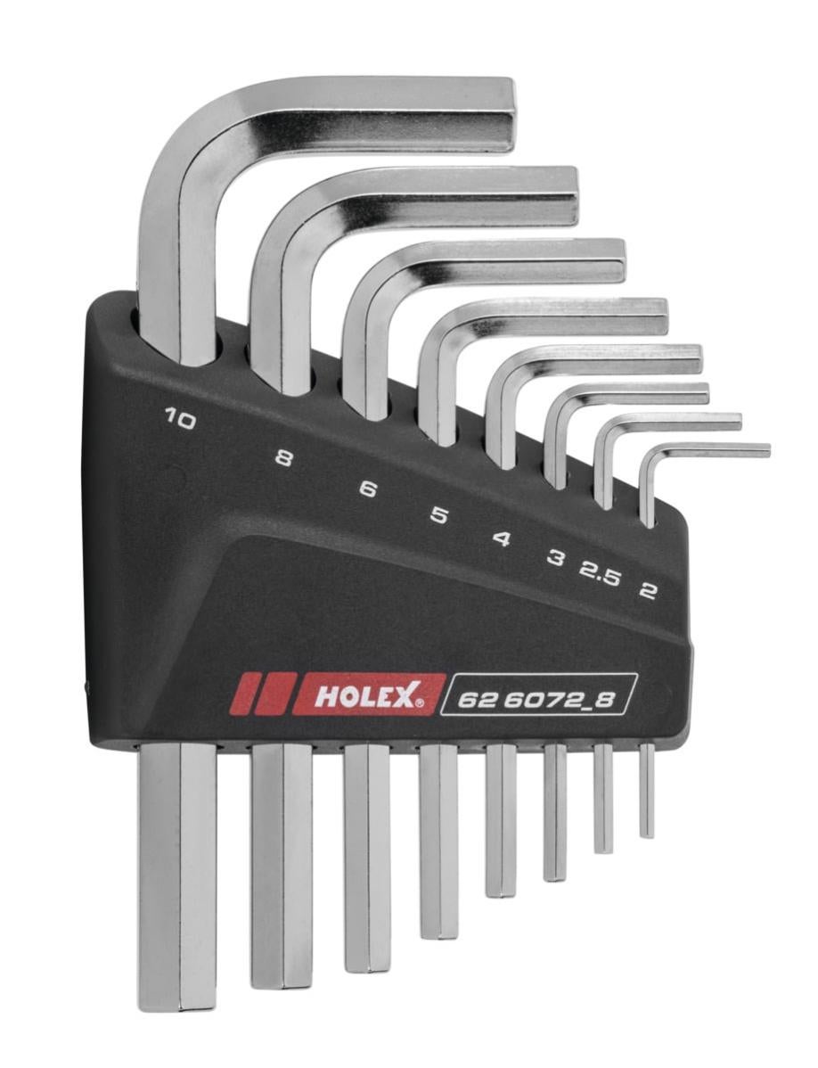 HOLEX - Set di chiavi maschio esagonali piegate nichelate | Leroy Merlin