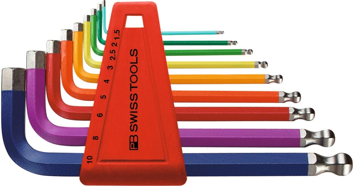 PB SWISS TOOLS - Set di chiavi maschio piegate esagonali, con testa ...