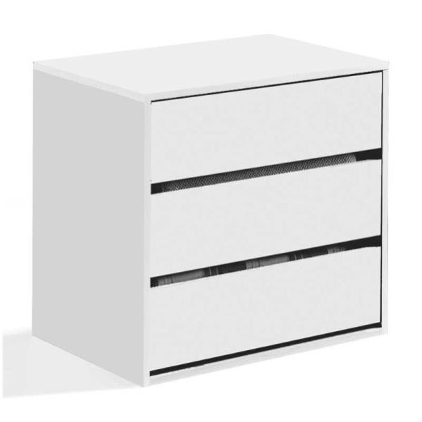 Caisson 3 tiroirs pour intérieur d'armoire - TSIRA - L 60 x l 44 x H 57 ...