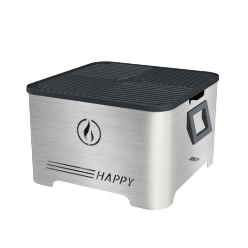 Barbecue A Pellet Happy Portatile Inox | Leroy Merlin