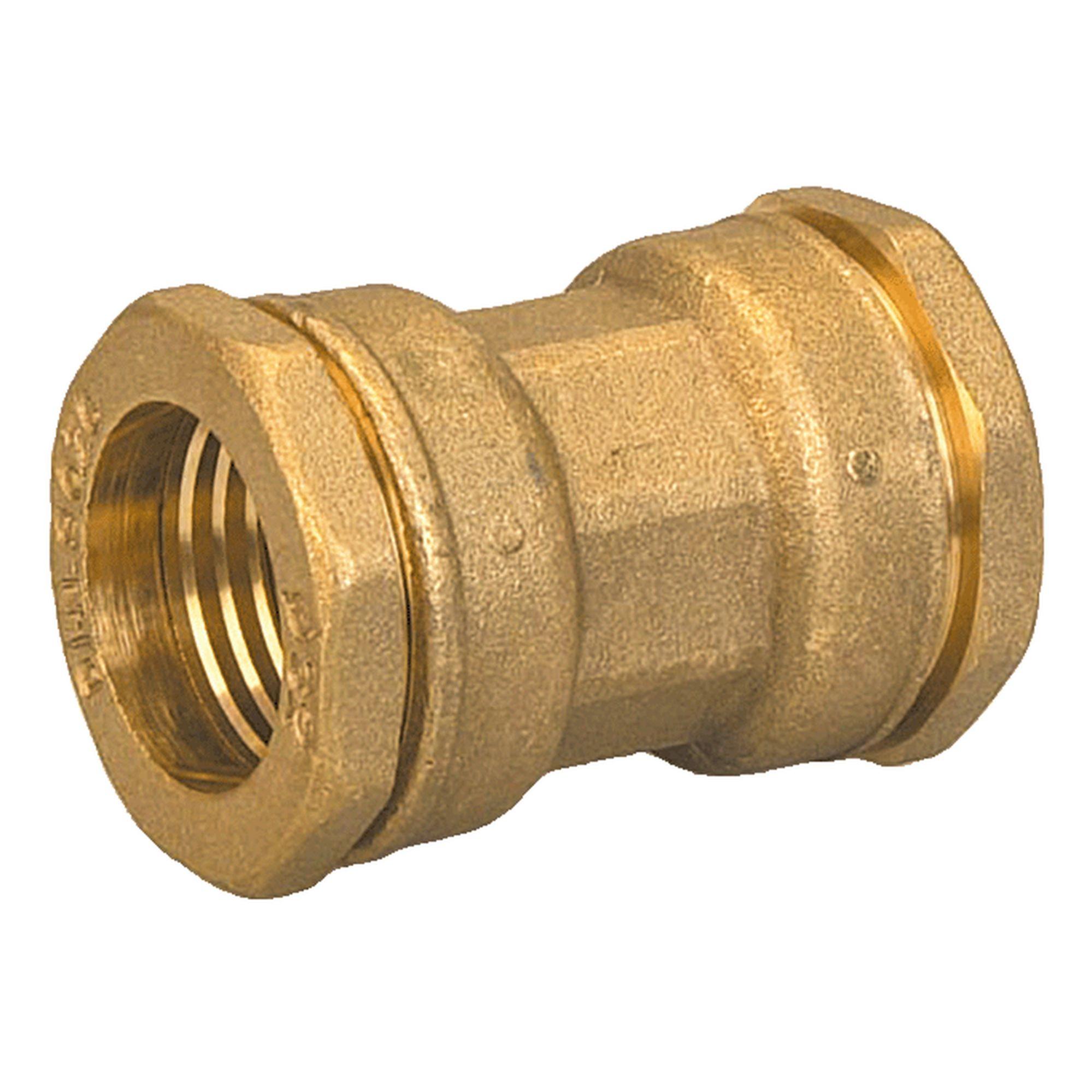 Jonction laiton égale compression ACS PE Ø32 | Leroy Merlin