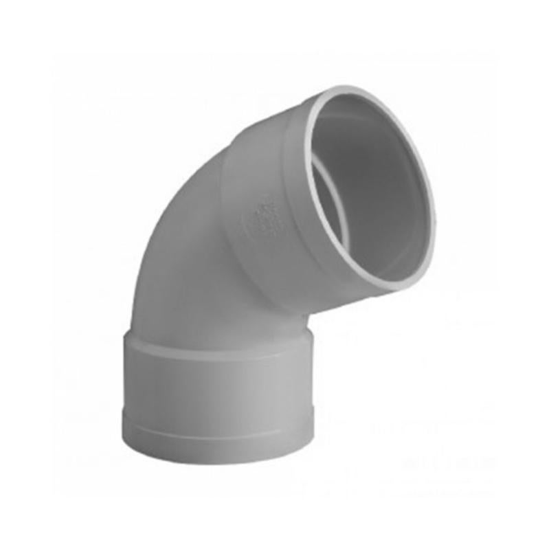 Coude 67°30 FF pvc Ø80mm - gris - dév.25cm GIRPI | Leroy Merlin