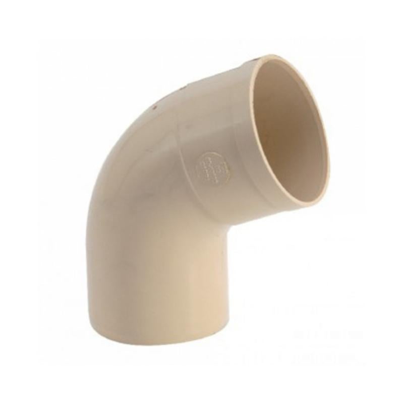Coude 67°30 MF pvc Ø80mm - sable - dév.25cm GIRPI | Bricoman