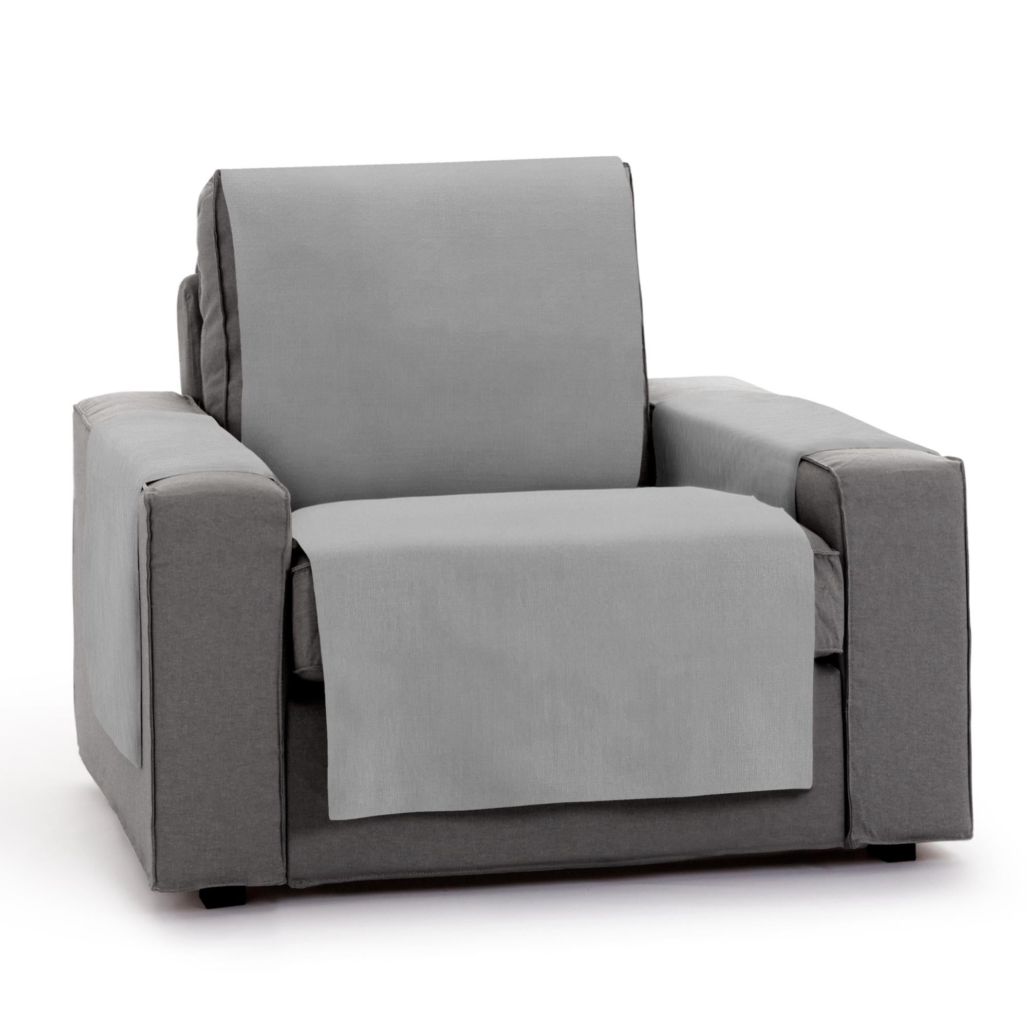 Housse de protection pour canapé Vipalia Royale 55 cm. Couleur gris ...