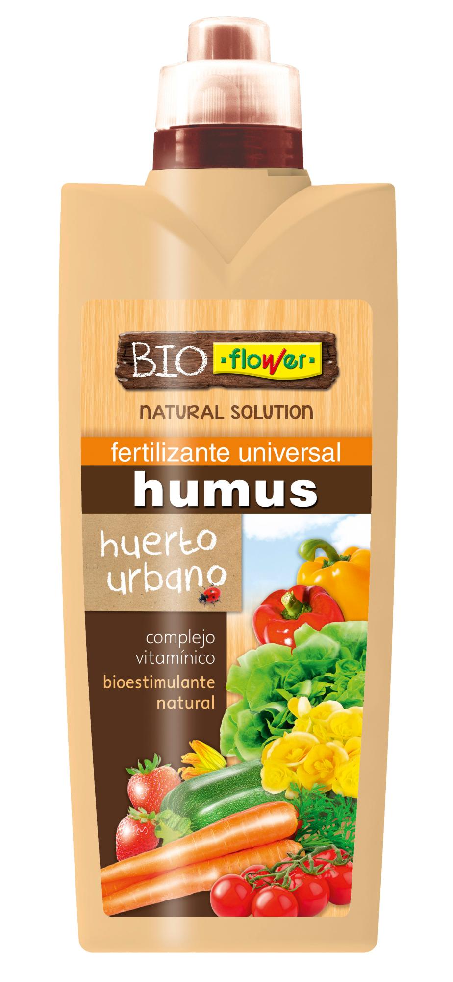 BIOFLOWER Fertilizante Universal Huerto Urbano Humus 1 Litro | Leroy Merlin