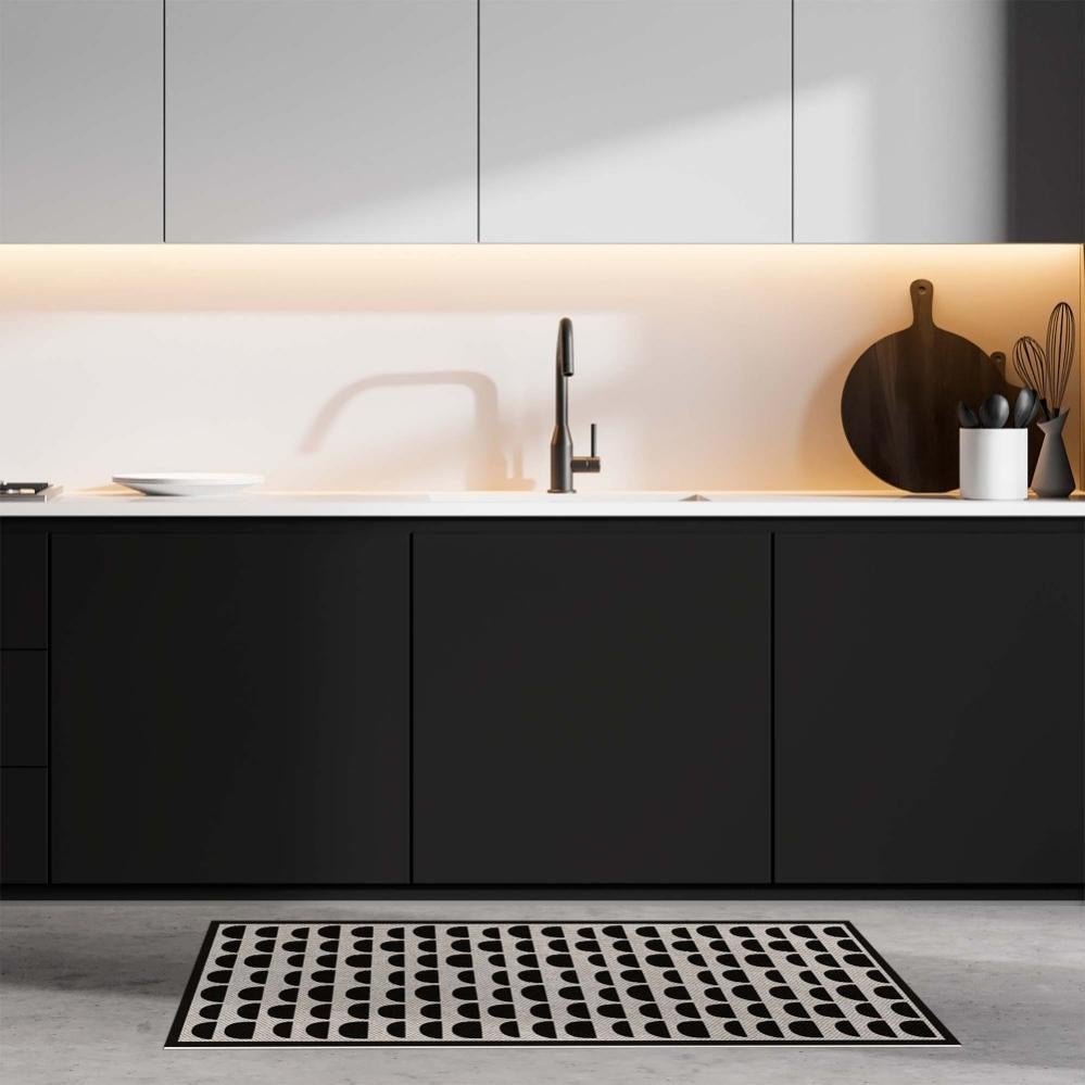 Alfombra Vinílica Curve Black 63X150 | Leroy Merlin